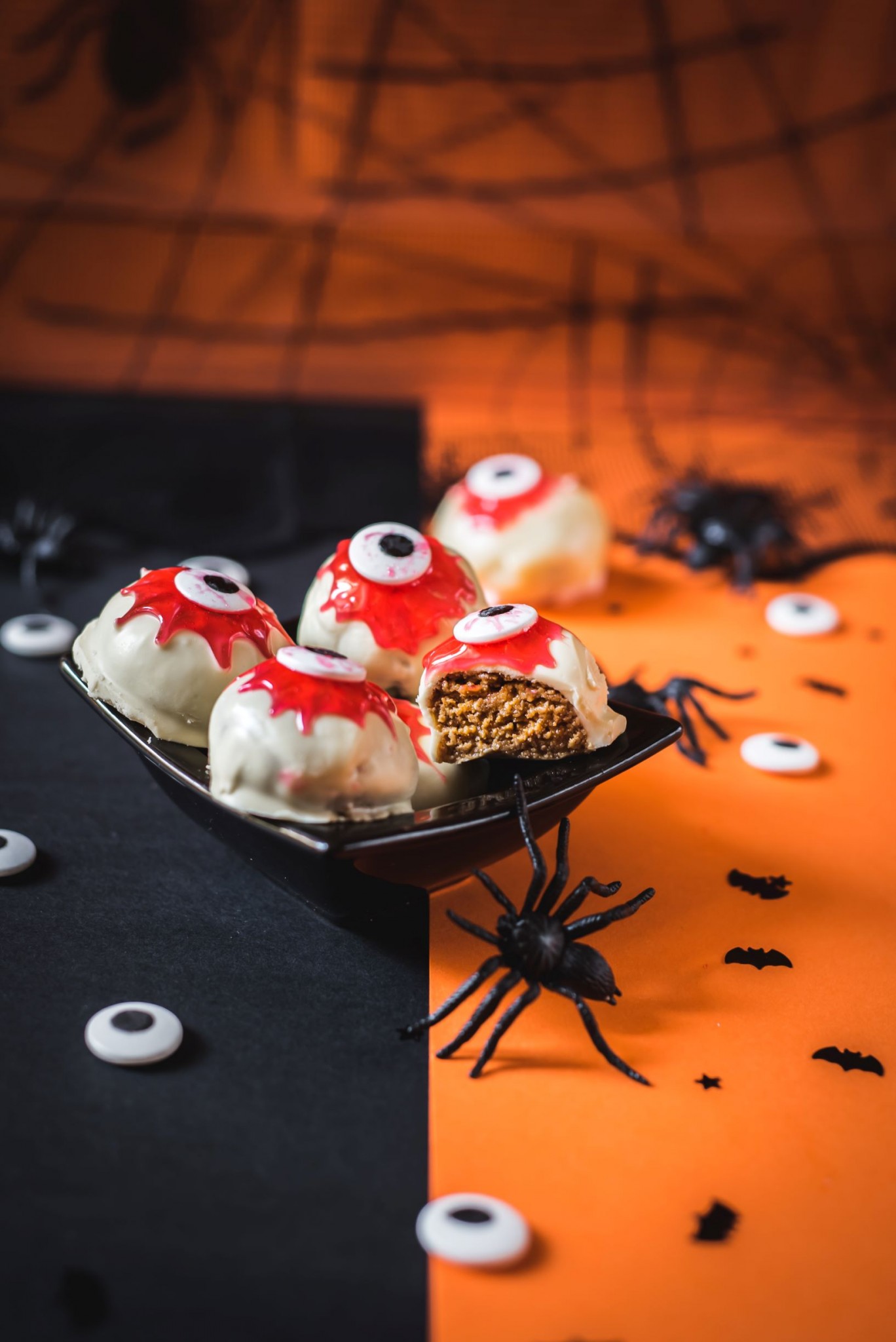 Zombie Peanut Butter Eye Balls (ή Μένουμε-Πάντα-Παιδιά) - WonderFoodLand
